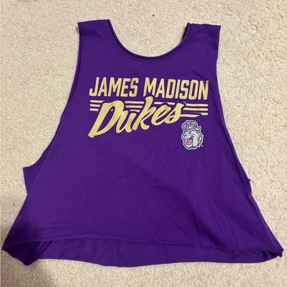 JMU | Tops | Jmu Dukes Cropped Tank Top | Poshmark